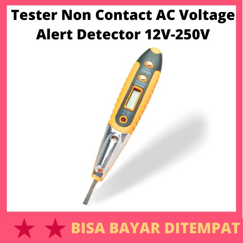 Jual Tester Non Contact AC Voltage Alert Detector 12V-250V / Alat Ukur ...