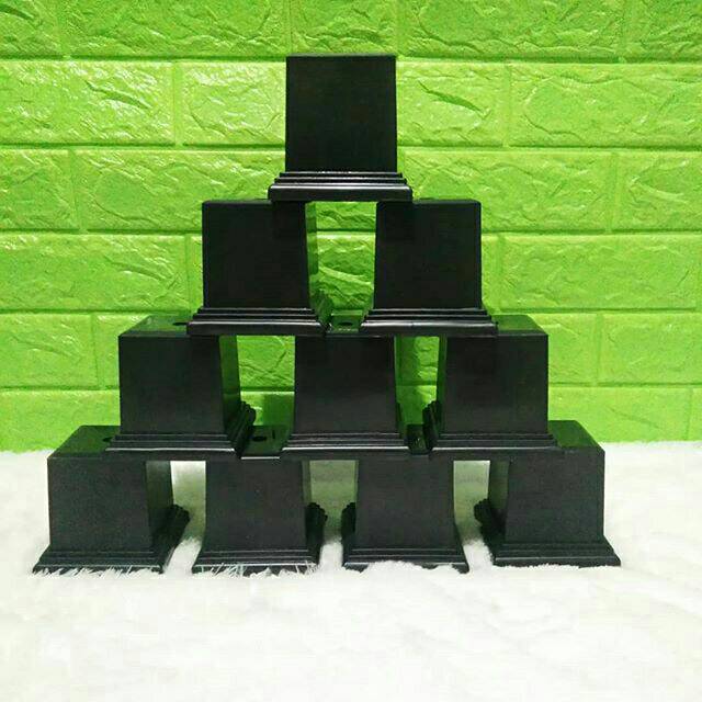 Jual sparepart piala plastik tatakan piala hitam putih tatakan piala ...