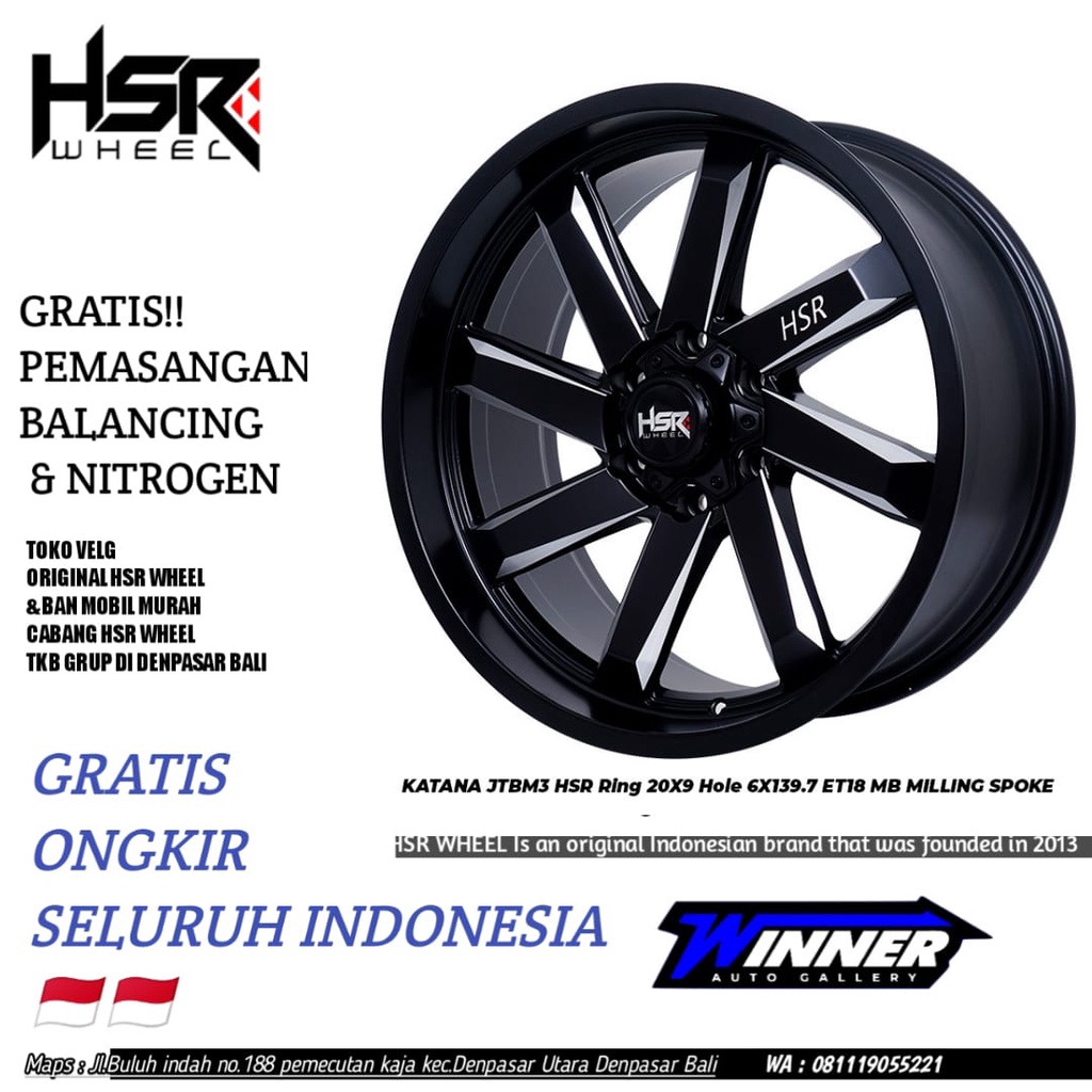Jual Velg Racing Ring 20 Pajero Sport Fortuner TRD Hilux Double - HSR ...