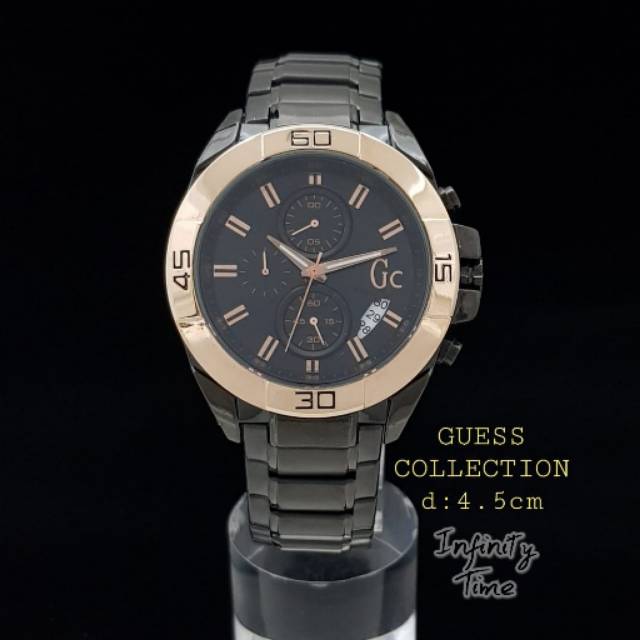 Jual Jam Tangan Cowok GC Collection Chrono dan Tanggal Aktif | Shopee ...