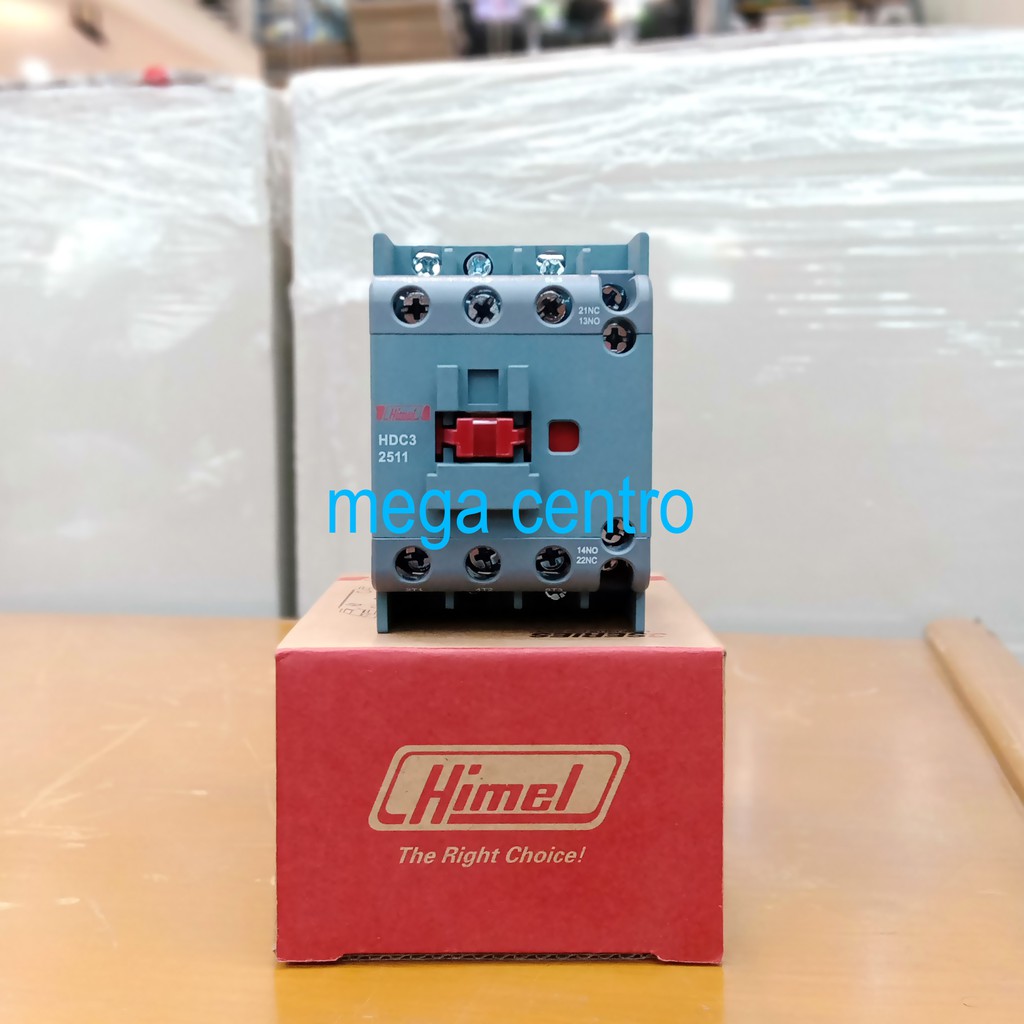 Jual Kontaktor/ Magnetic Contactor HIMEL HDC3-25 3Pole 220V 25A | Shopee Indonesia