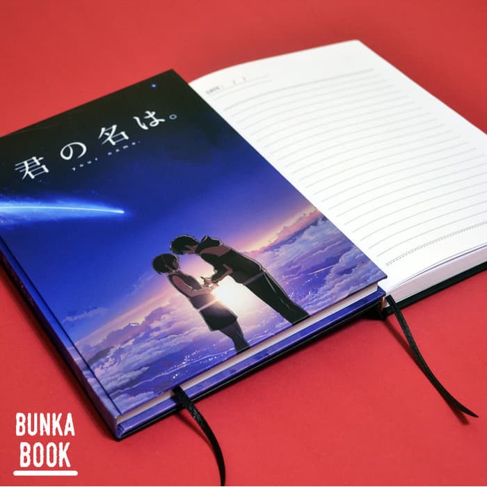 Jual Note Book Anime Kimi no na wa (B) Hardcover (Kertas Bergaris ...