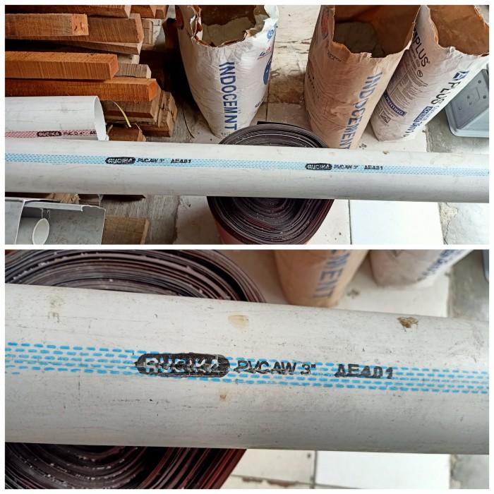 Jual Pipa Pvc Paralon Pralon Rucika Aw 3" Inch Eceran | Shopee Indonesia