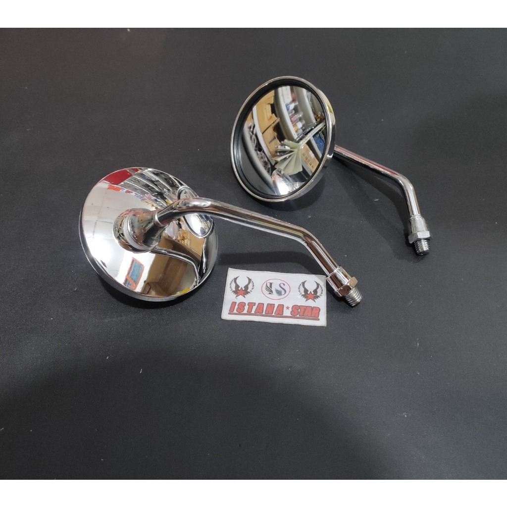 Jual Spion Retro Bulat. Spion Honda Cb klasik Bulat, model Kaca Cembung ...