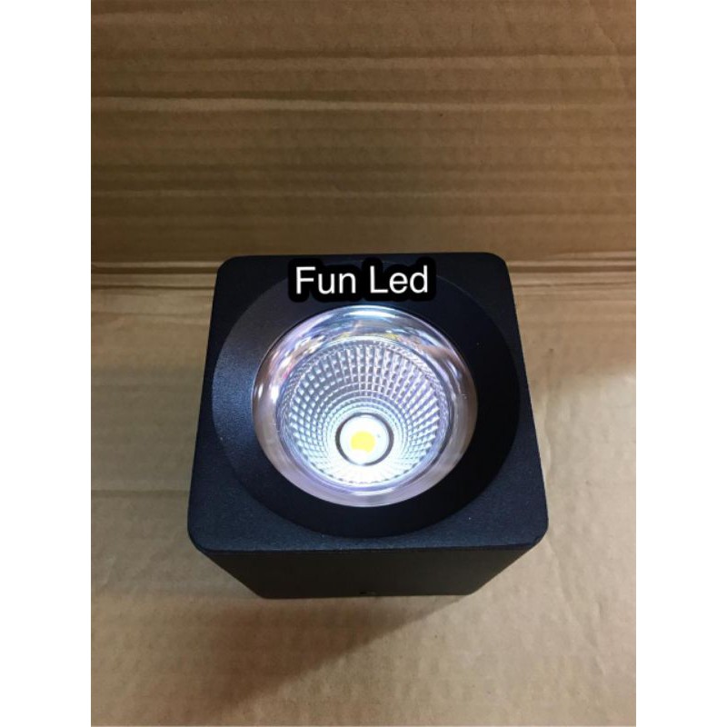 Jual Downlight outbow segi led 10watt 10w nempel teras plafon kotak 10 ...