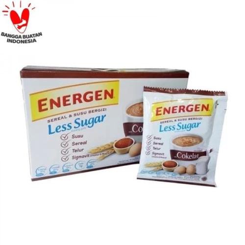 Jual Energen Less Sugar Rasa Cokelat sachet 20 gr | Shopee Indonesia