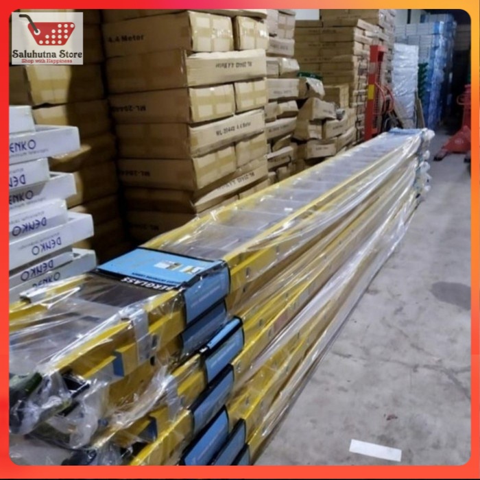 Jual Tangga Fiberglass DENKO FEL2x20 Extention Ladder 2x20 Steps 12Mtr ...
