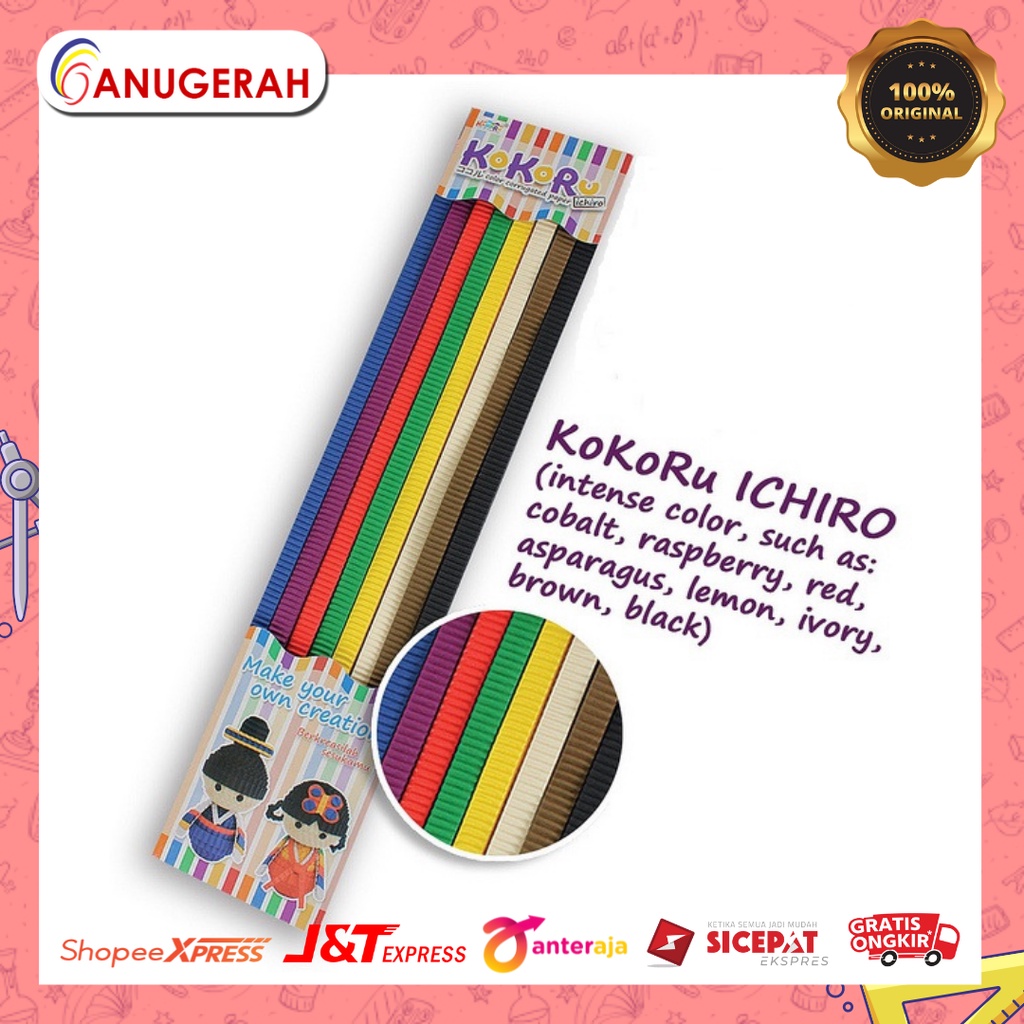 Jual KOKORU ICHI / ICHIRO / ICHIGO CORROUGATED PAPER KERTAS GELOMBANG ...