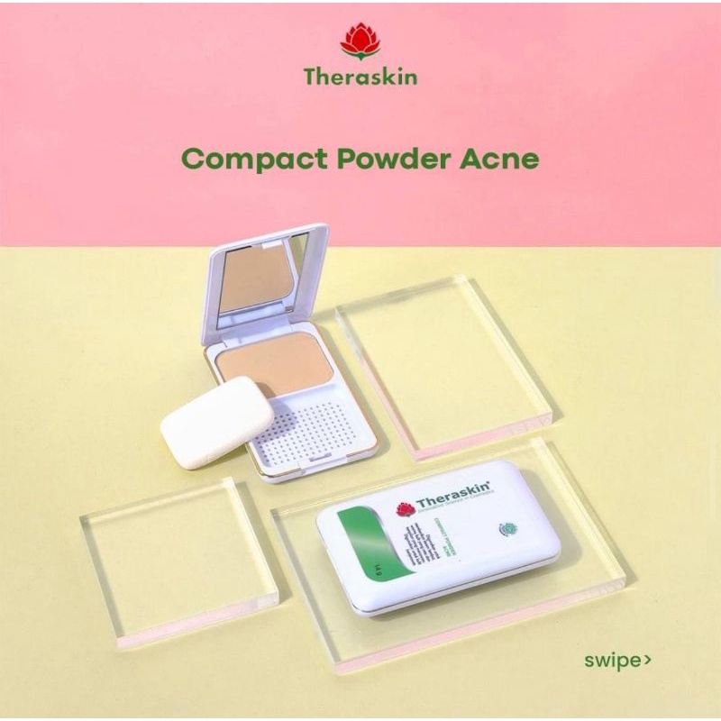 Jual COMPACT POWDER ACNE THERASKIN | Shopee Indonesia