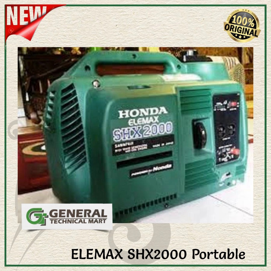 Jual ELEMAX SHX2000 Portable Generator Set DIGI-WAVE Inverter Genset ...