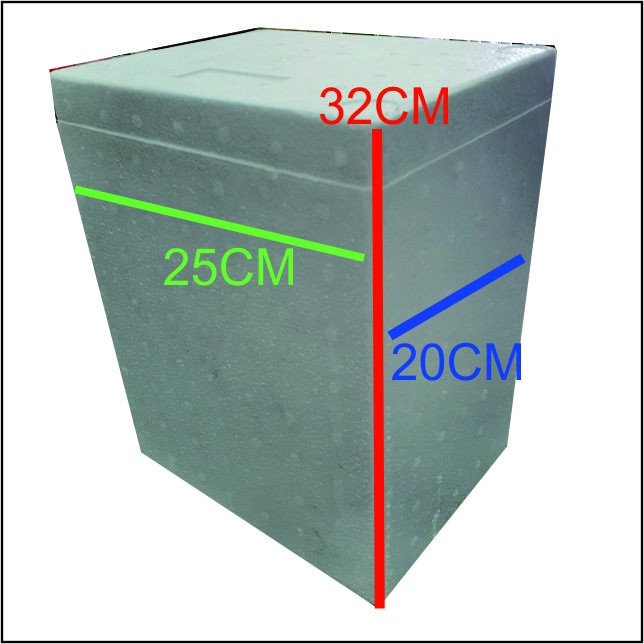 Jual Styrofoam box / gabus box 25 x 20 x 32cm | Shopee Indonesia