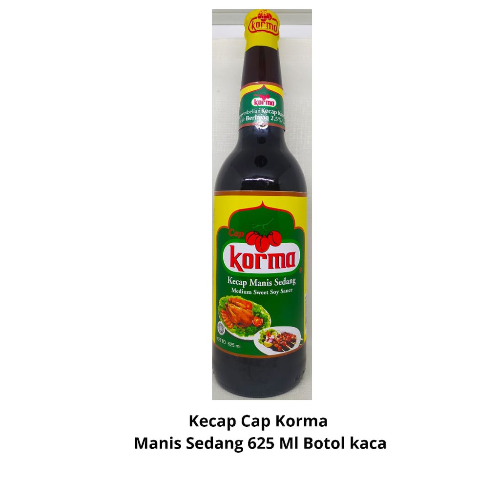 Jual Kecap Cap Korma - Manis sedang - 625 Ml | Shopee Indonesia