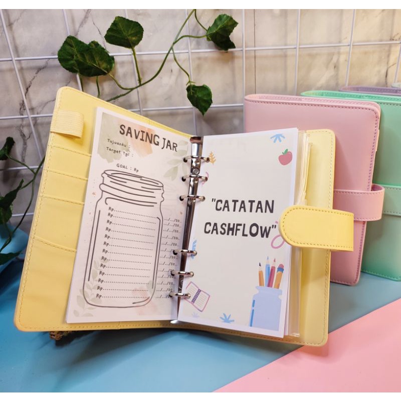 Jual 1 Paket Binder A6 Financial Planner Budgeting Keuangan Sinking ...