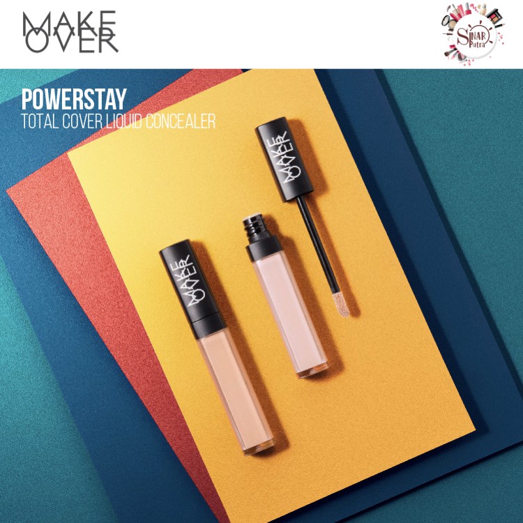 Jual Make Over Powerstay Total Cover Liquid Concealer 6,5ml | Shopee ...