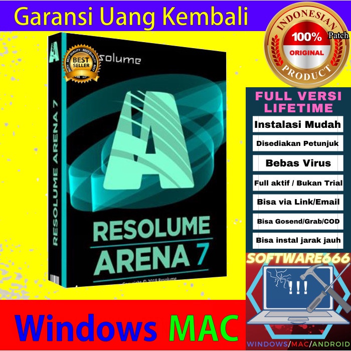Jual Software Mixing dan Blending Output Proyektor: Resolume Arena 7 [WIN] | Shopee Indonesia