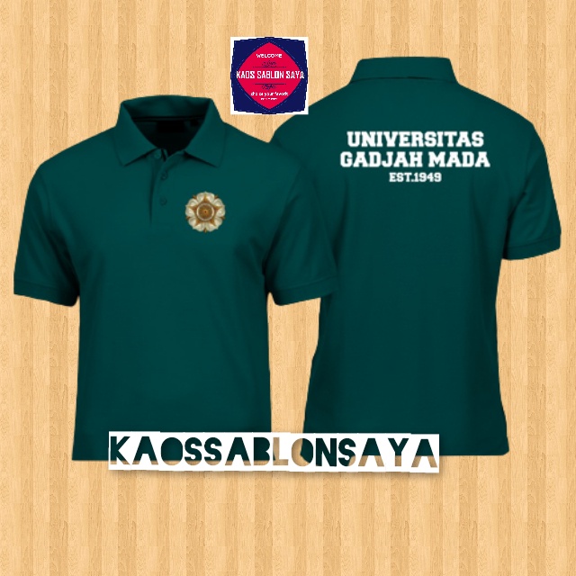 Jual POLOSHIRT KAOS KERAH LOGO UGM DEPAN BELAKNG TERBARU ...