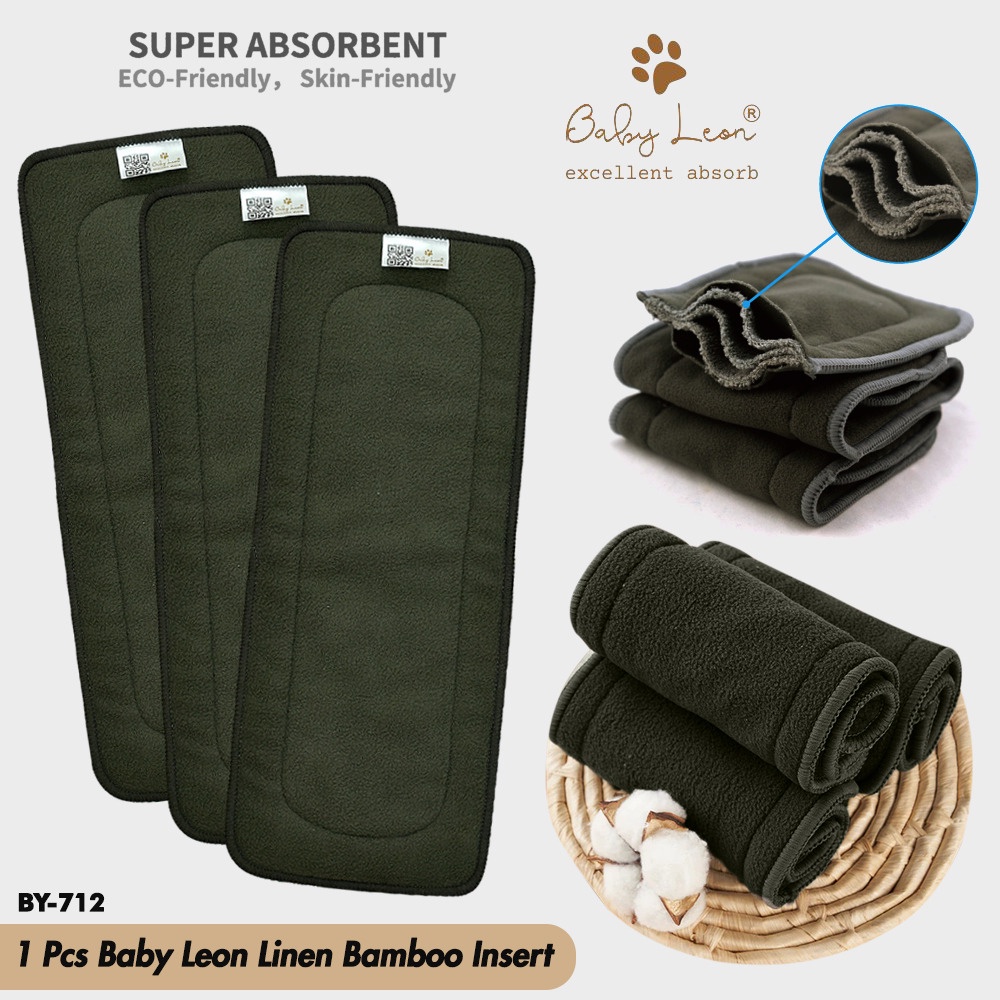 Jual BABYLEON Insert Bayi Linen Bamboo Insert BY-712 Popok Kain Bayi ...