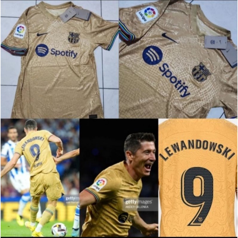 Jual JERSEY BOLA BAJU BARCA AWAY 2022 2023 GRADE ORI OFFICIAL PLUS ...