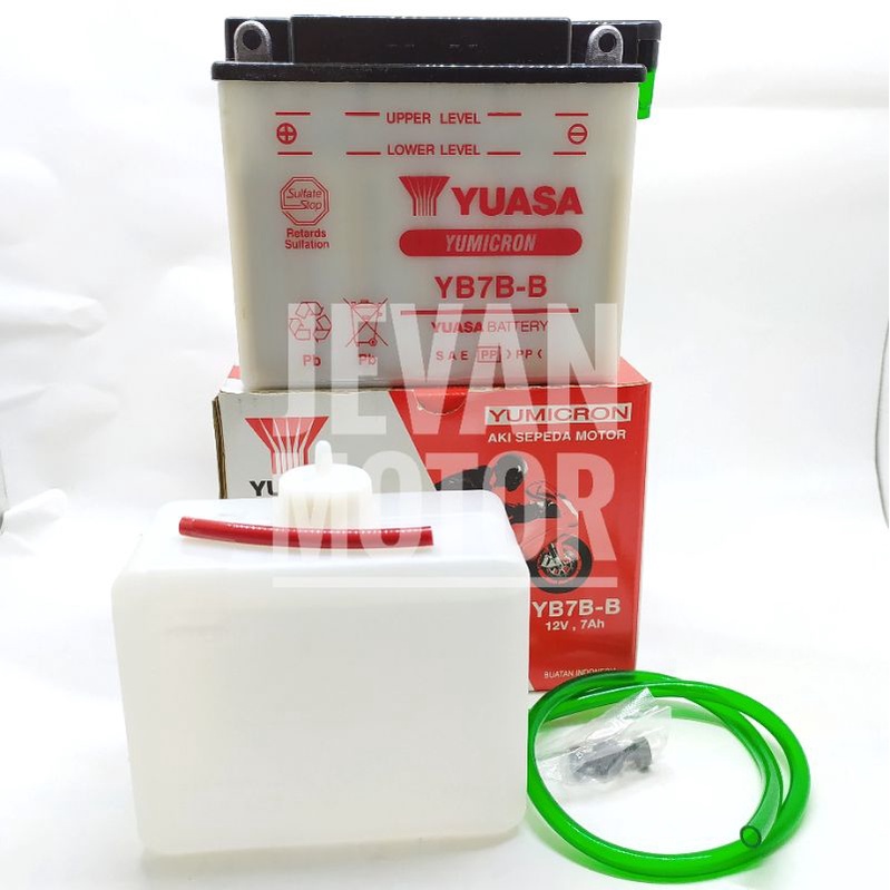 Jual [JEVAN MOTOR] Yuasa Battery YB7B-B / Accu Yuasa YB7B-B / Aki YB7B-B / Aki Basah Motor Tiger ...