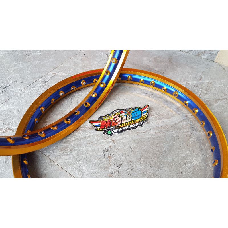 Jual velg velk jinfei 2 warna 2 tone kuning gold original thailook ...
