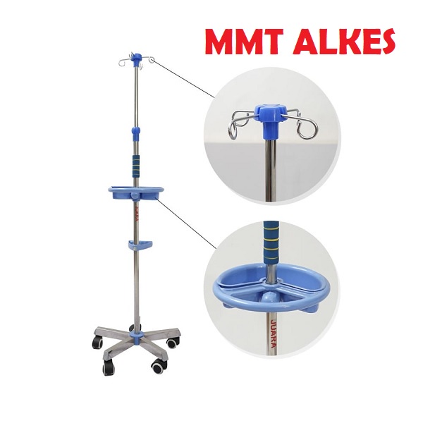 Jual Tiang Infus Premium A Stainless Steel Kaki 5 ( Komplit ) | Shopee ...