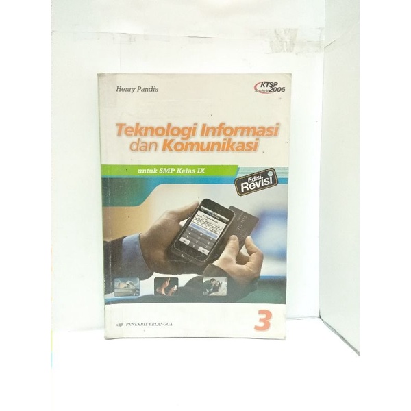 Jual BUKU TEKNOLOGI INFORMASI dan KOMUNIKASI.SMP Kelas IX | Shopee Indonesia
