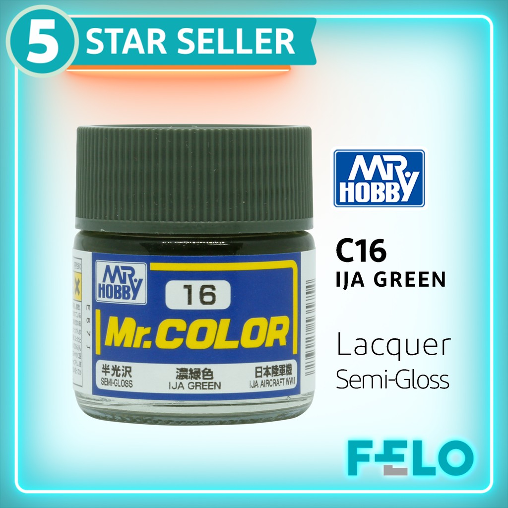 Jual CAT GUNDAM - MOKIT MR COLOR IJA GREEN C 16 / MR HOBBY C16 | Shopee ...