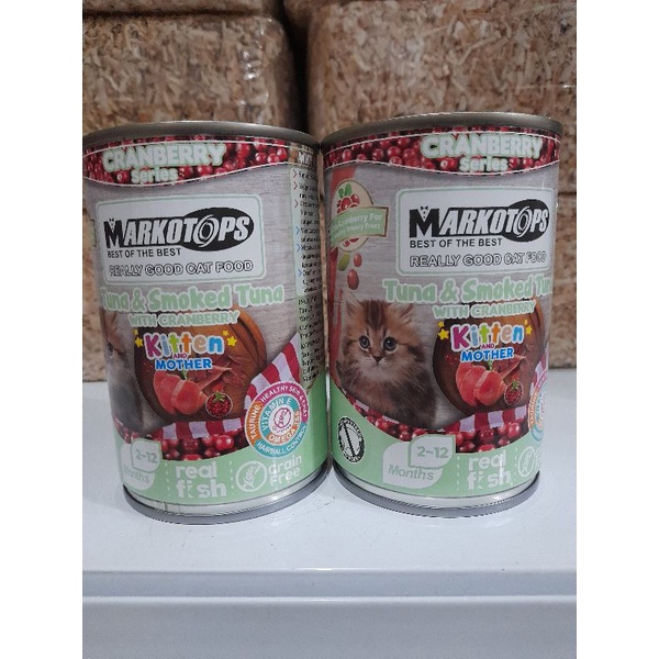 Jual Makanan Bassh Kucing Markotop Kitten 400g- Tuna Smoked Tuna ...