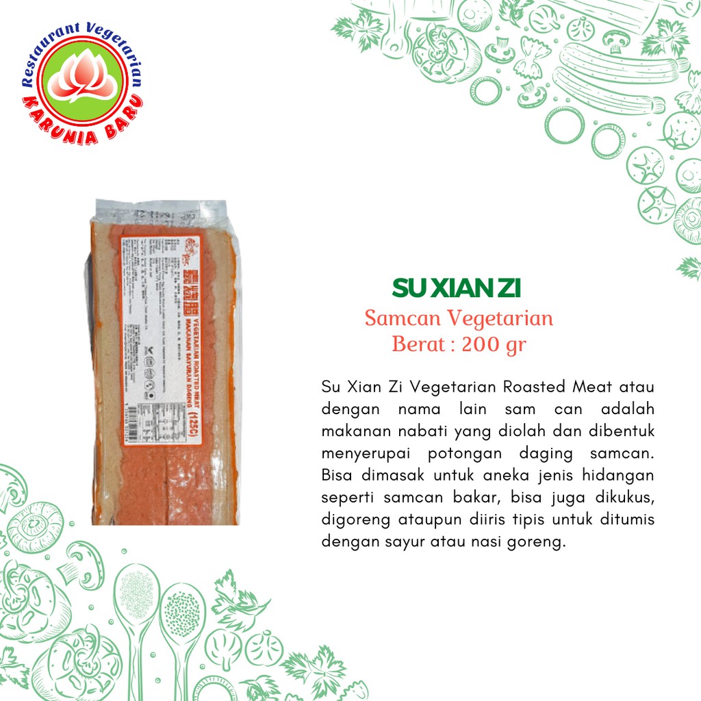 Jual Su Xian Zi Samcan Vegetarian 200 gr | Shopee Indonesia