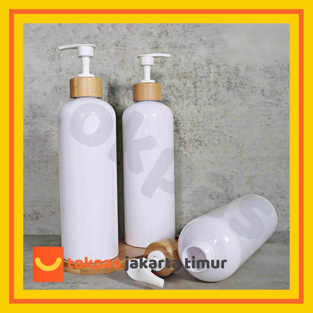 Jual Botol Sabun Shampoo Refill Plastik Tutup Pump Minimalis / Plastic ...