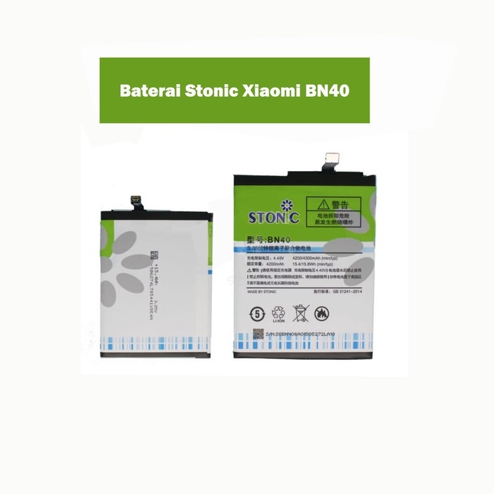 Jual Baterai Batre Xiaomi BN40 Redmi 4 Pro Battery Stonic Double Power ...