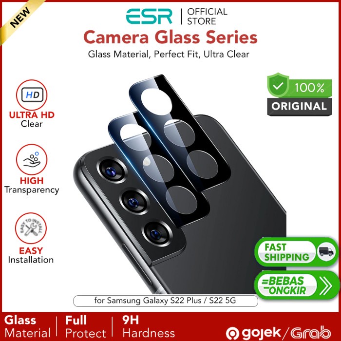 Jual ESR Camera Glass Lens Protector Samsung Galaxy S22 Plus / S22 5G ...