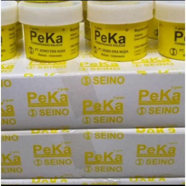 Jual Obat Kulit Rendaman PK Seino Kuning / PEKA (Serbuk Kristal ...