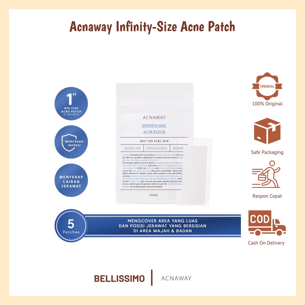 Jual ACNAWAY Infinity Size Acne Patch/Acnaway acne patch/Stiker Jerawat ...