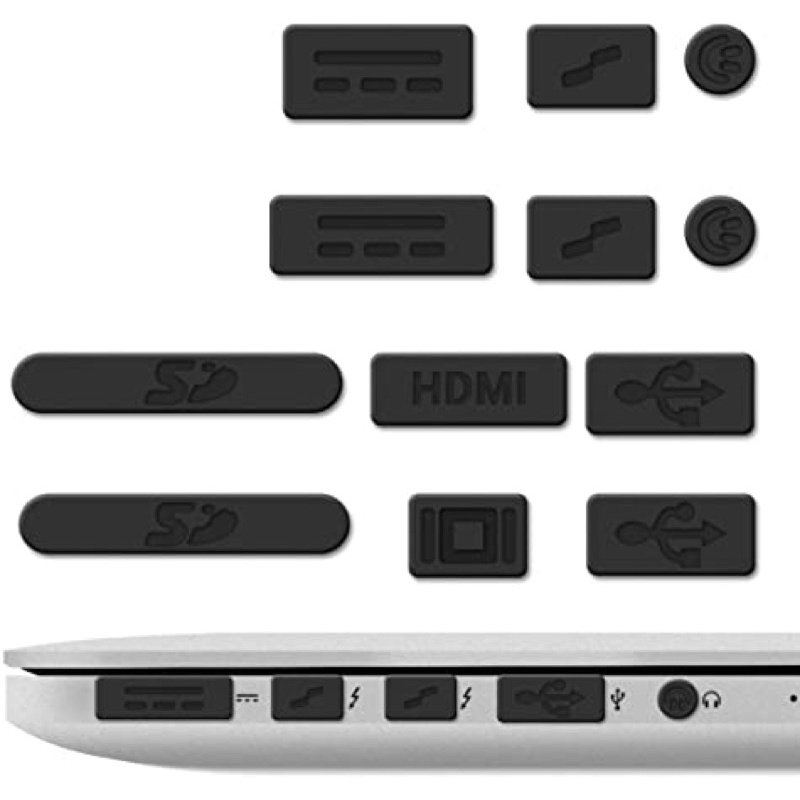 Jual KARET PENUTUP PORT MACBOOK ANTI DEBU AIR & UNIVERSAL LAPTOP DUST ...