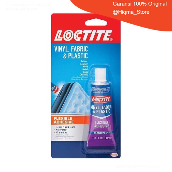 Jual Lem Loctite Vynil Fabric Kain dan Plastik USA | Shopee Indonesia
