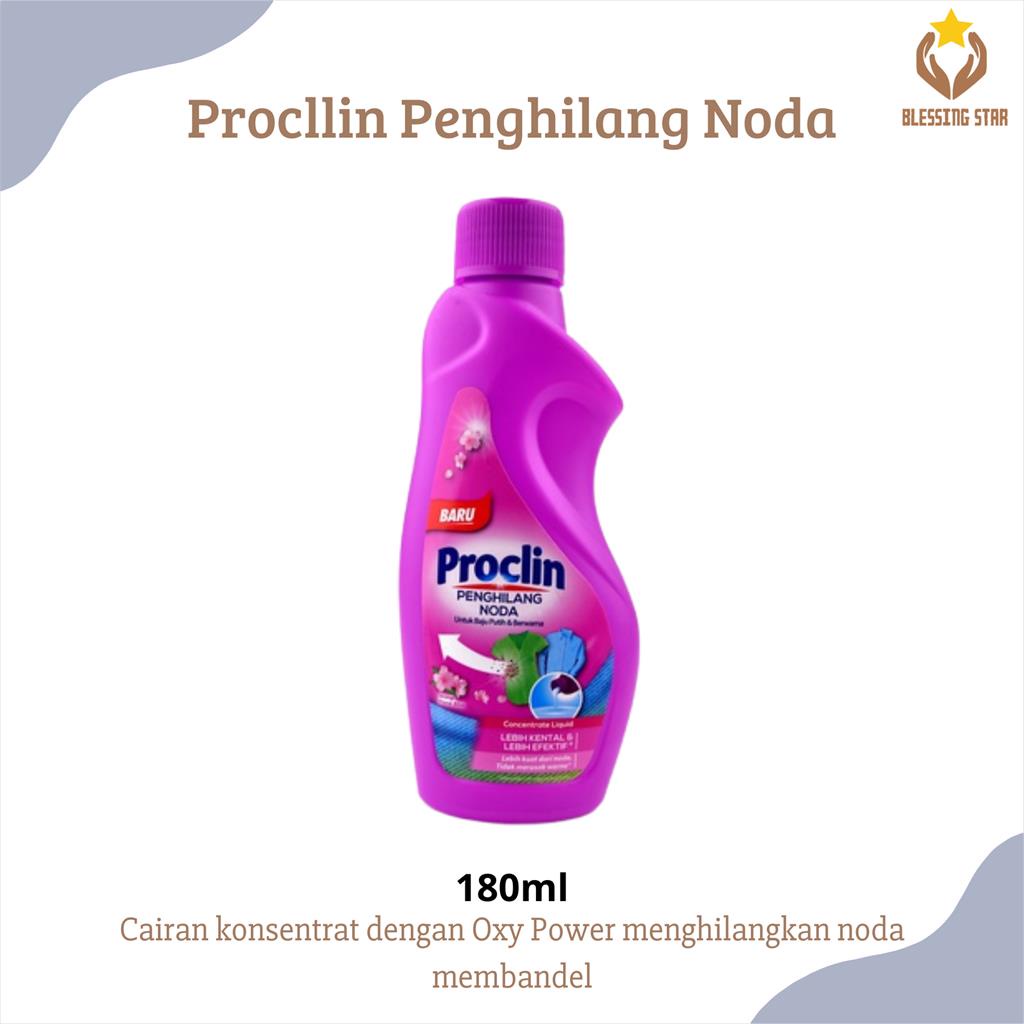 Jual PROCLIN Penghilang Noda pakaian 180ml BOTOL | Shopee Indonesia