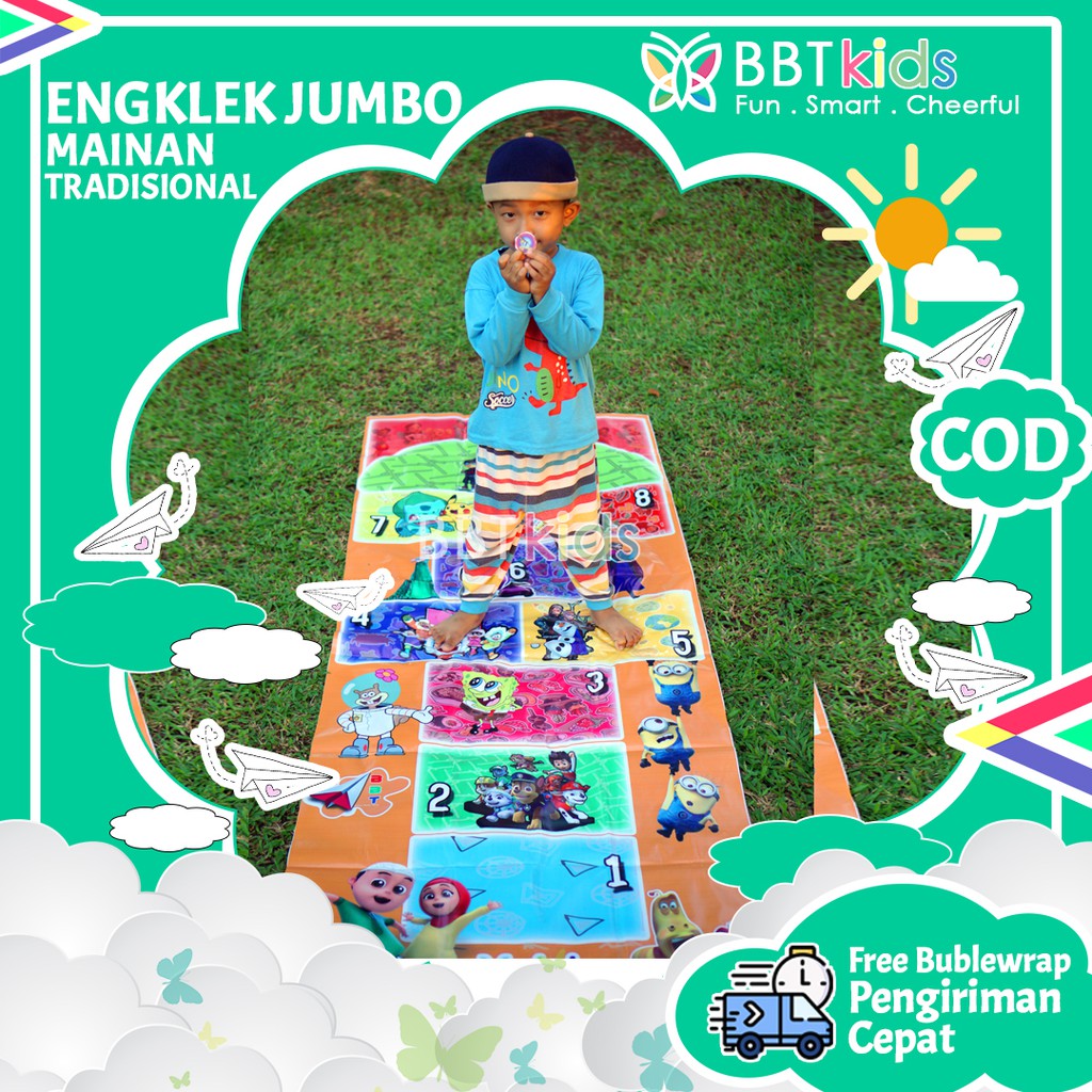 Jual MAINAN ENGKLEK ANAK JUMBO KARPET KAKI RAKSASA PERMAINAN ...