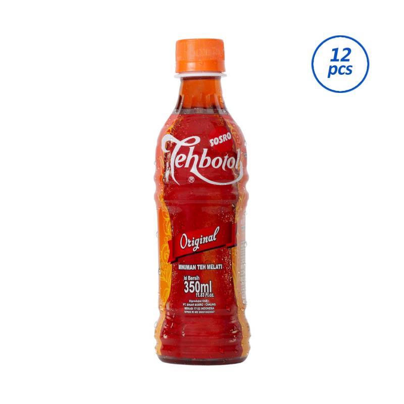 Jual Sosro Teh Botol PET Minuman Teh [Original/ 350 mL] 1 dus isi 12 botol | Shopee Indonesia