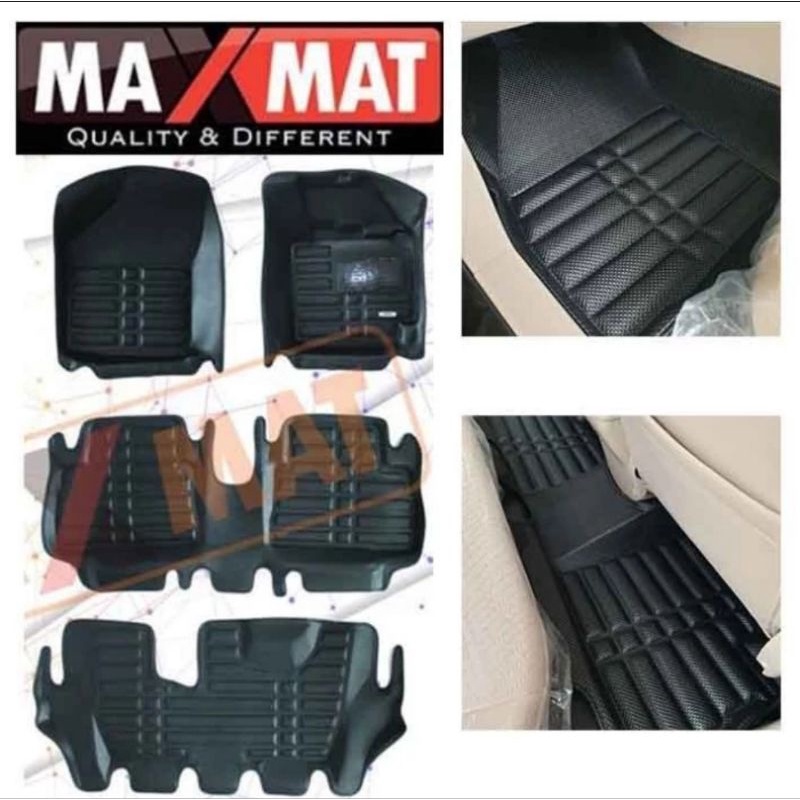 Jual Karpet mobil maxmat 5d tipe elite black diamond XL7 2020-2024 3 ...