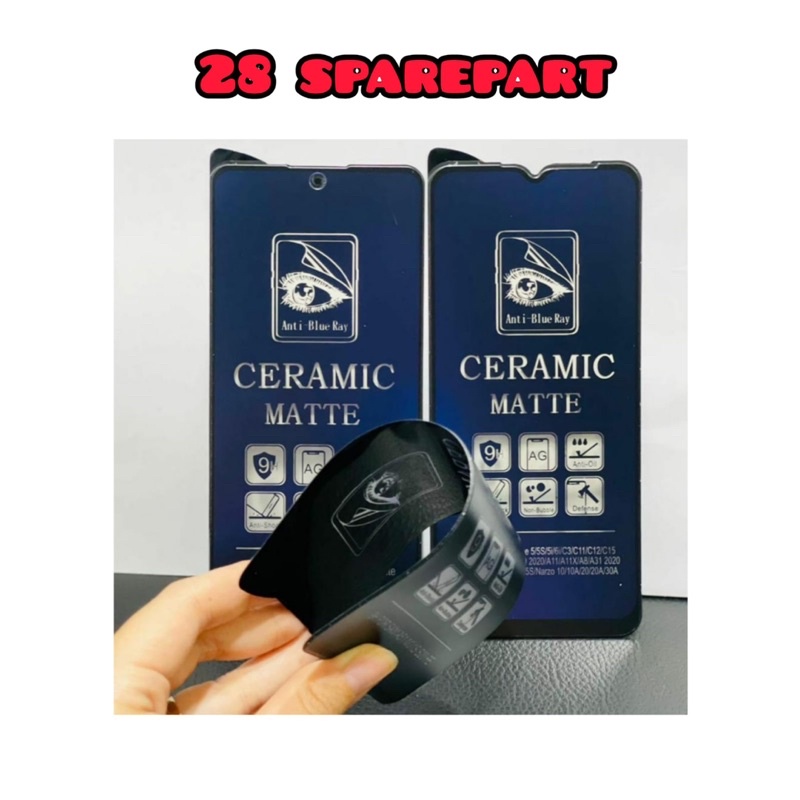Jual TEMPERED GLASS CERAMIC MATTE BLUE RAY INFINIX X650/X650C/X653 ...
