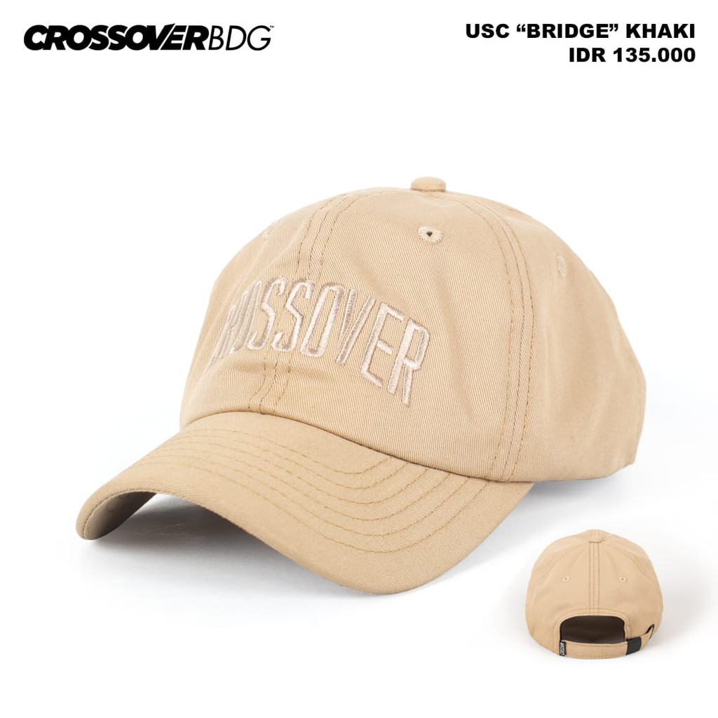 Jual Caps CROSSOVER "BRIDGE KHAKI" crossoverbdg | Shopee Indonesia