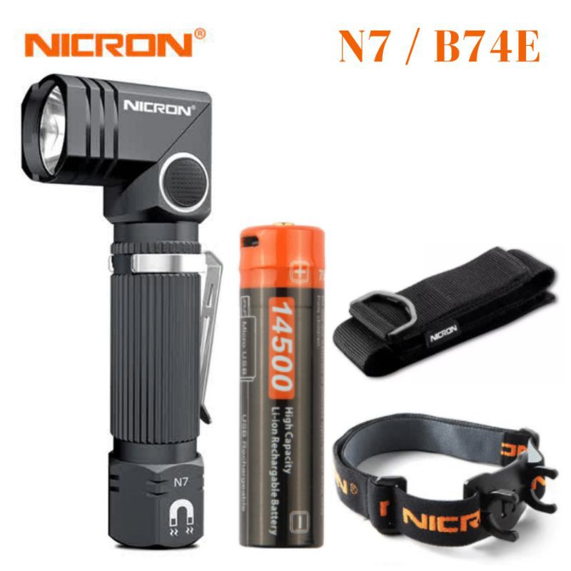 Jual NICRON N7 B74e SENTER LED MAGNET MINI EDC AA 14500 | Shopee Indonesia