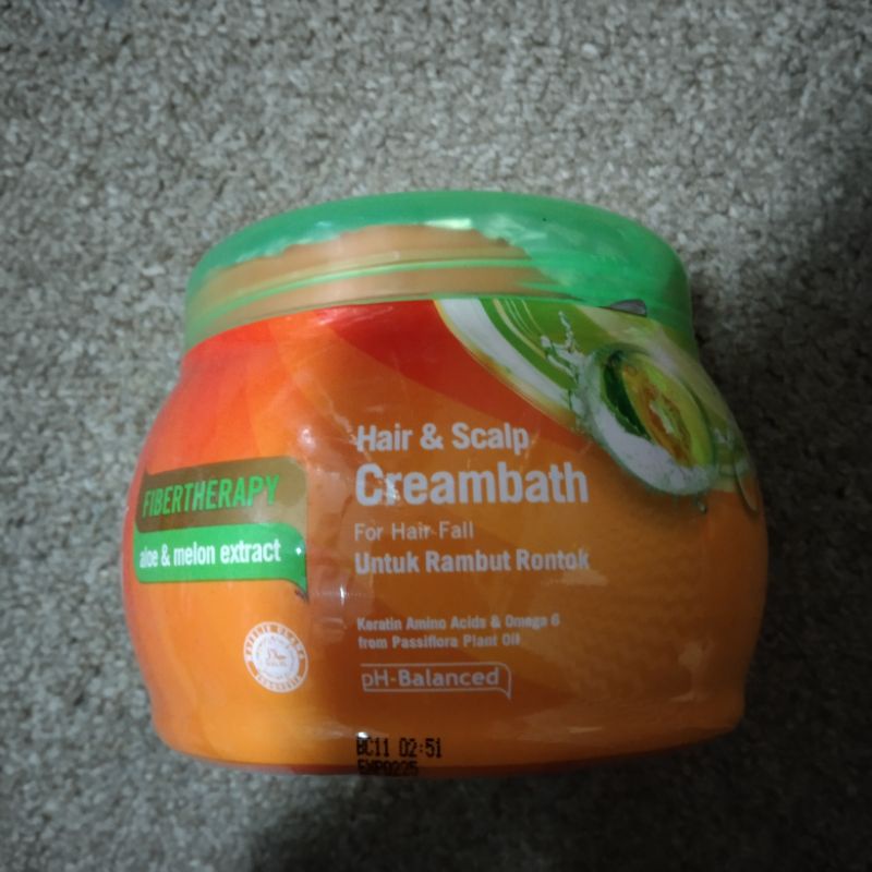 Jual makarizo hair energi fibertherapy aloe&melon hair &scalp creambath ...