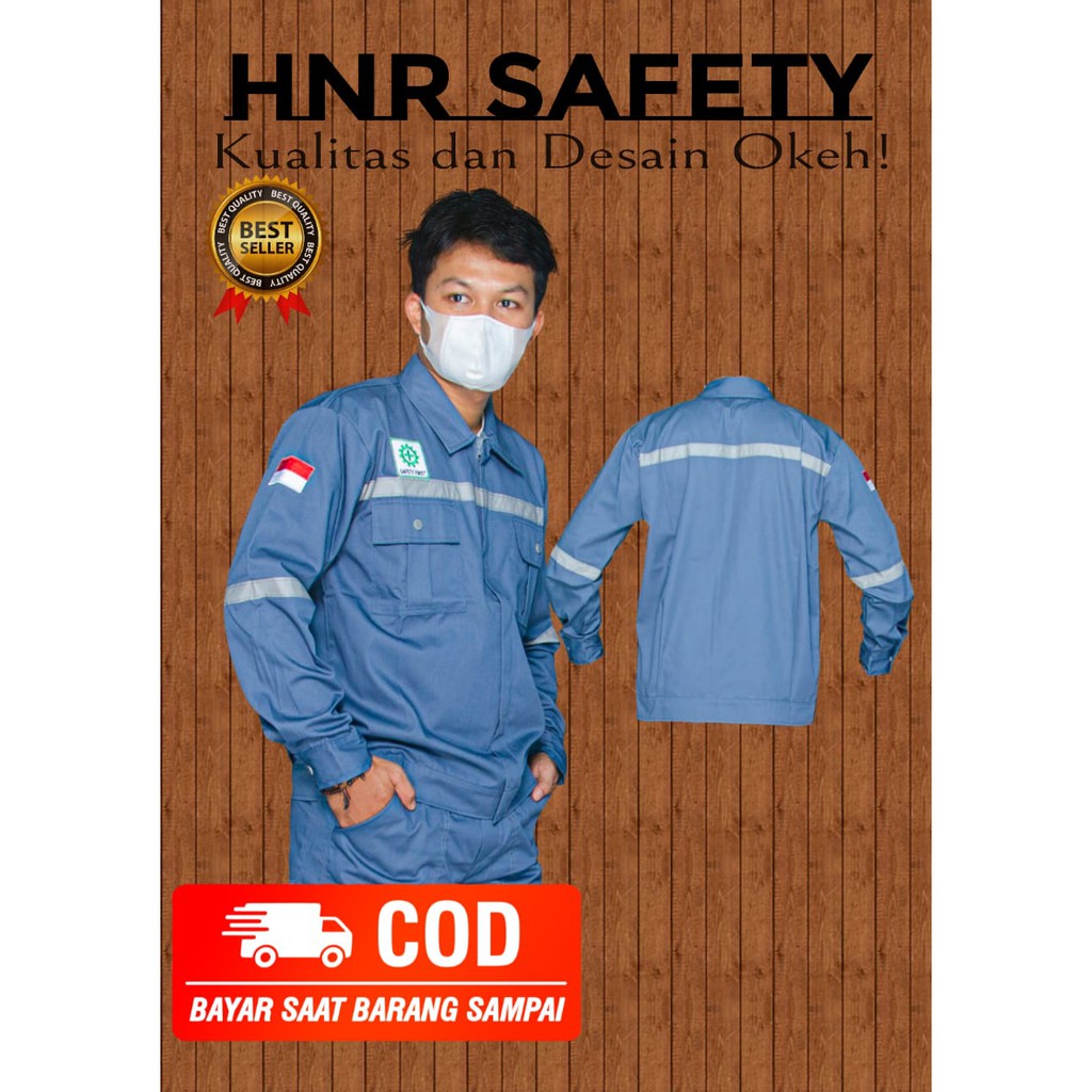 Jual Baju Wearpack Safety K3 APD proyek/seragam lapangan | Shopee Indonesia