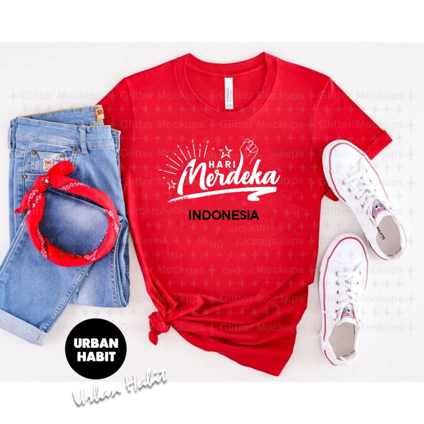 Jual Kaos kemerdekaan Kaos Dress Code HUT RI kaos merdeka Baju ...