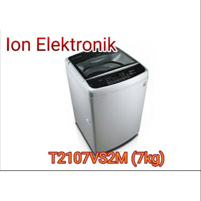 Jual Mesin Cuci LG 7kg Top load T2107VS2M (Hemat Listrik) | Shopee ...
