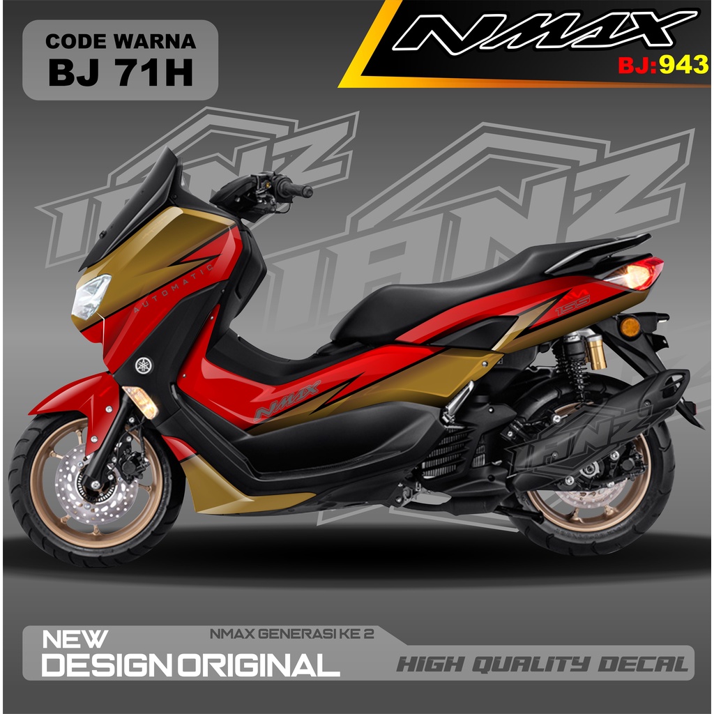 Jual VARIASI STICKER ALL NEW NMAX FULL BODY MOTOR / DECAL FULL BODY ...