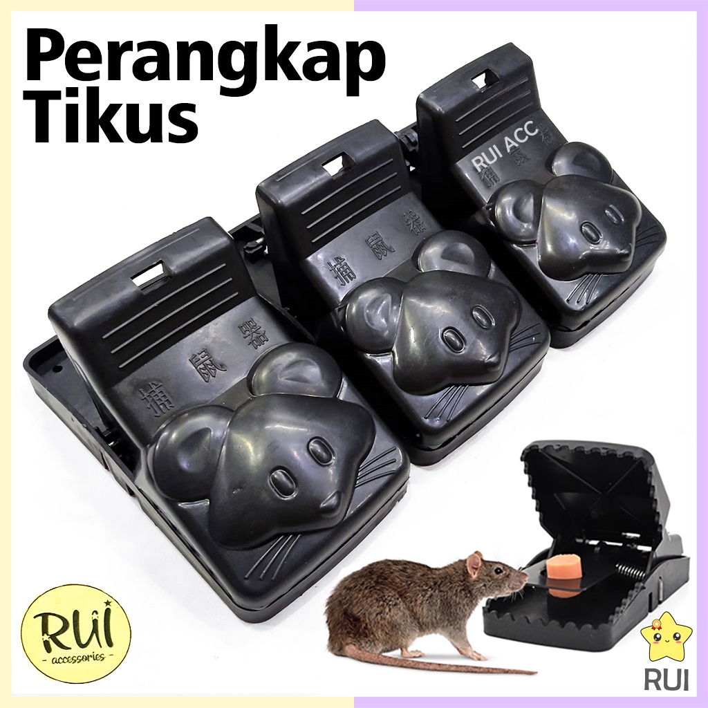 Jual Perangkap Tikus Jebakan Mouse Trap Jepit Umpan Penjebak Plastik ...