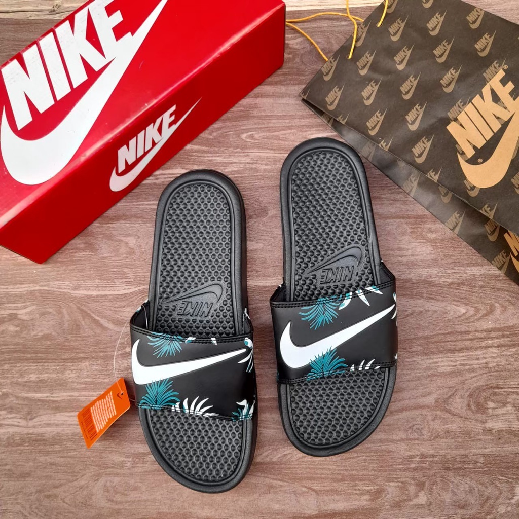 Jual Sandal Nike Benassi / Sandal Selop Slip On Pria Wanita Nike Slide ...